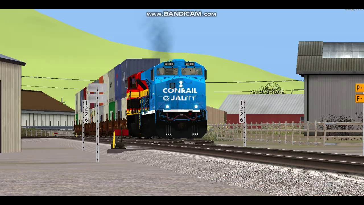 Shave & a haircut Conrail Quality Leads KCS 6214 through Kalispell Yard ...