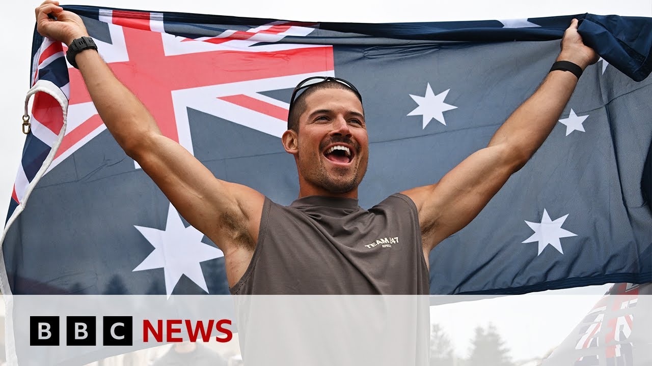 British man claims record-breaking fastest run across Australia | BBC ...