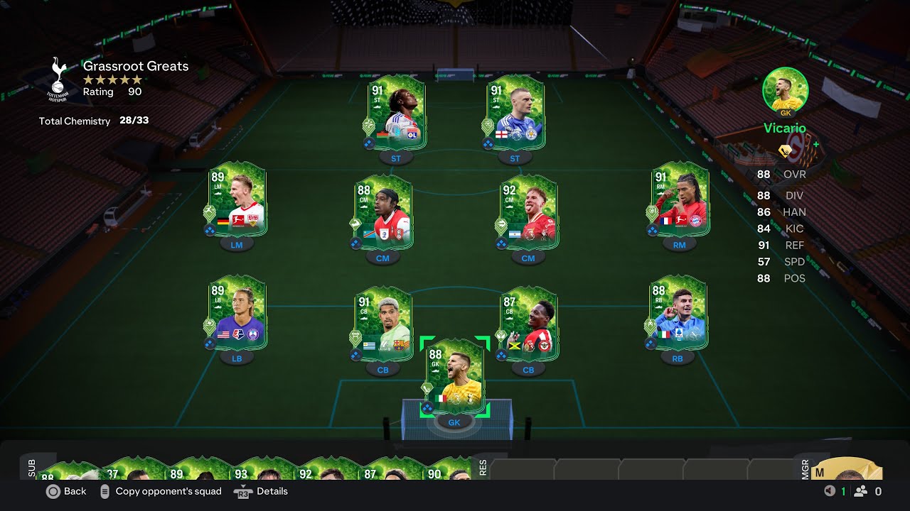 Grassroots Greats - FC 25 Squad Battles Match - YouTube