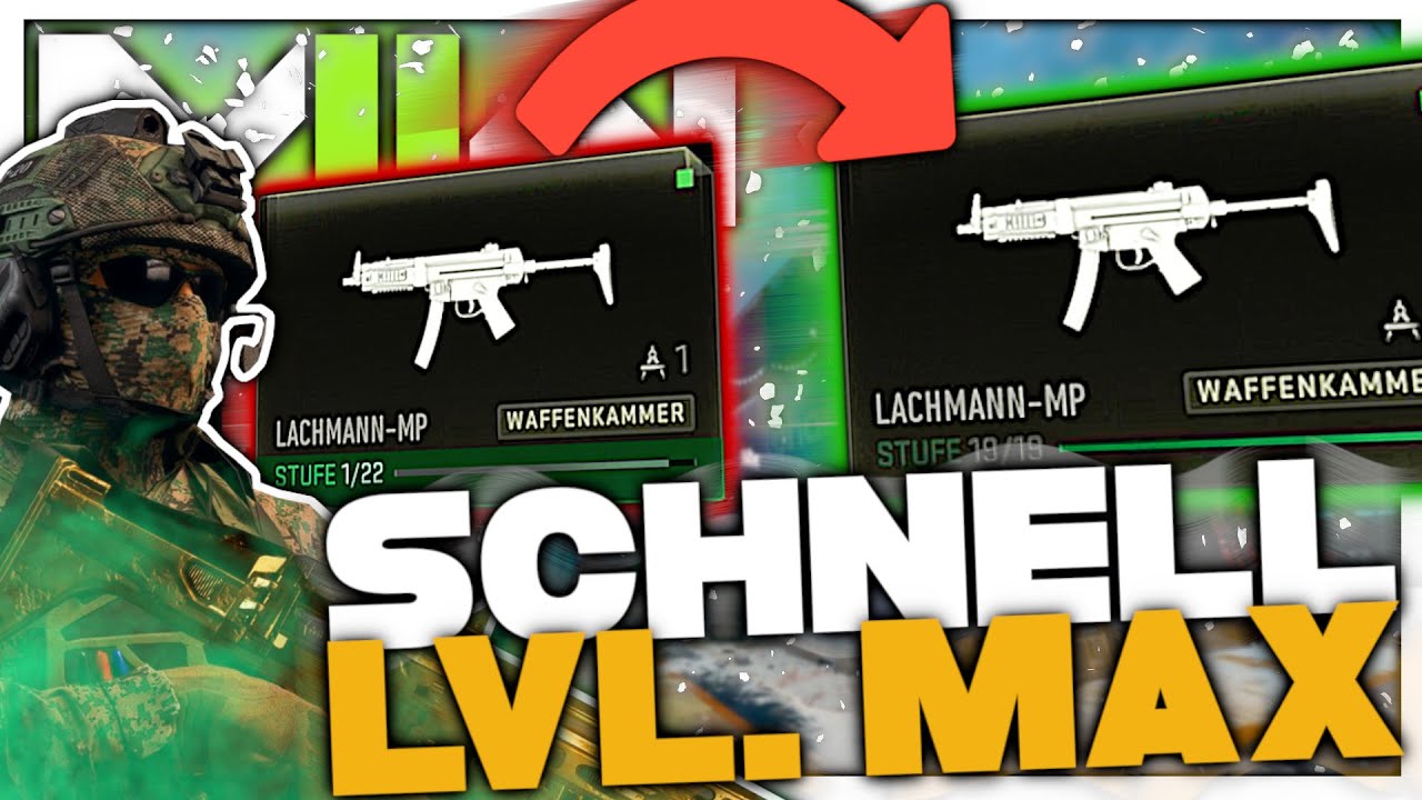 Schnell Waffen Leveln In Mw2 💯 In 1stunde Waffe Auf Max Youtube