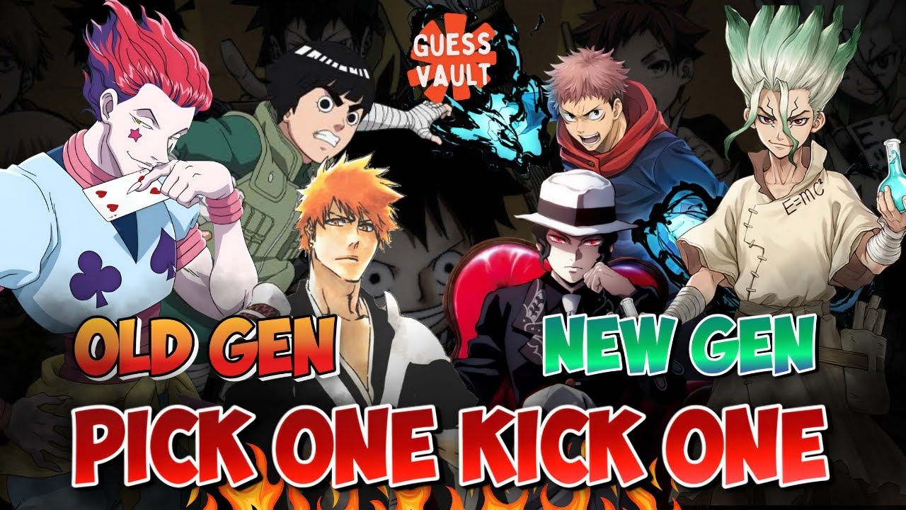 Anime Quiz : Old Gen vs New Gen Anime Characters 🔥 40 ROUNDS of EPIC ...