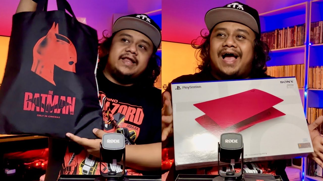 Unboxing THE BATMAN MERCH & PS5 Cover Plates - YouTube