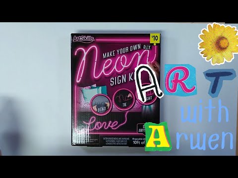 Make your own NEON sign kit - YouTube