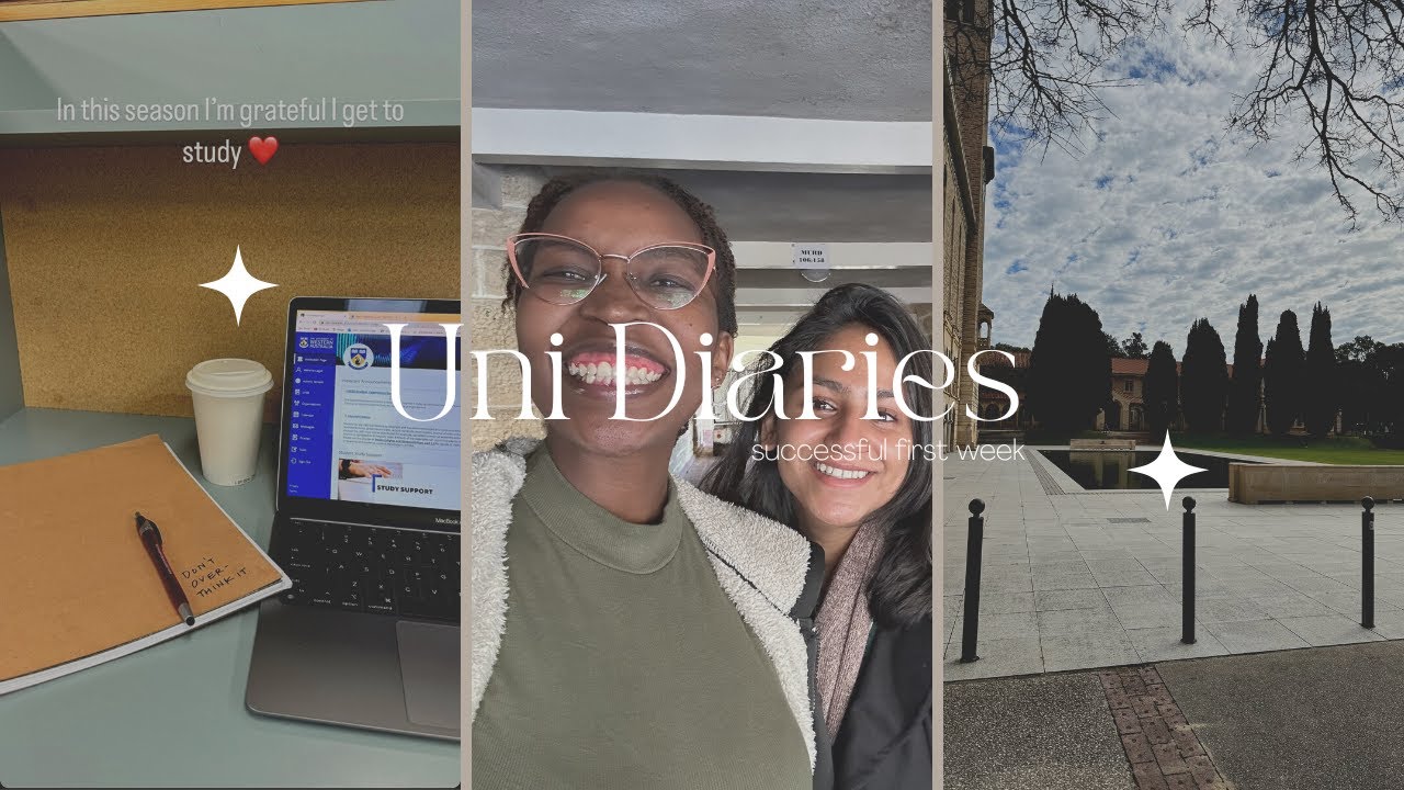 UNI VLOG||FIRST WEEK AS AN INTERNATIONAL MASTERS STUDENT IN AUSTRALIA ...