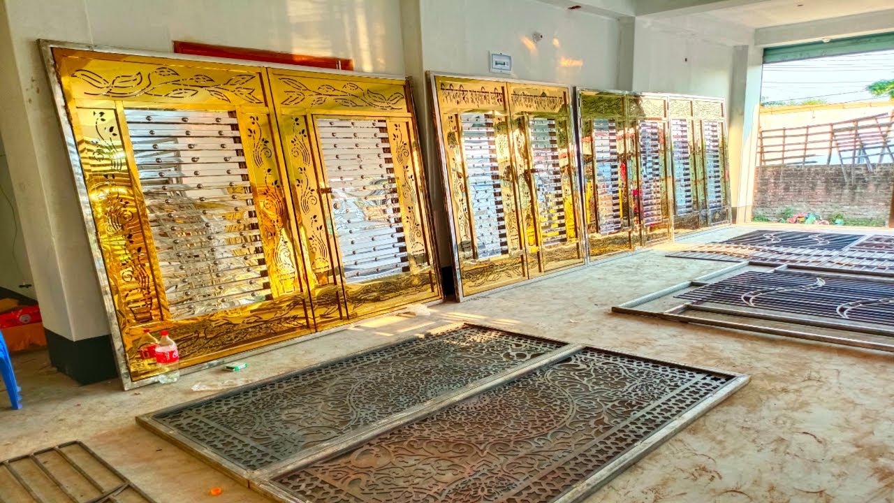 এস এস মেইন গেটের ডিজাইন, গ্রিল, রেলিং, সিঁড়ি, জানালা, main gate design ...