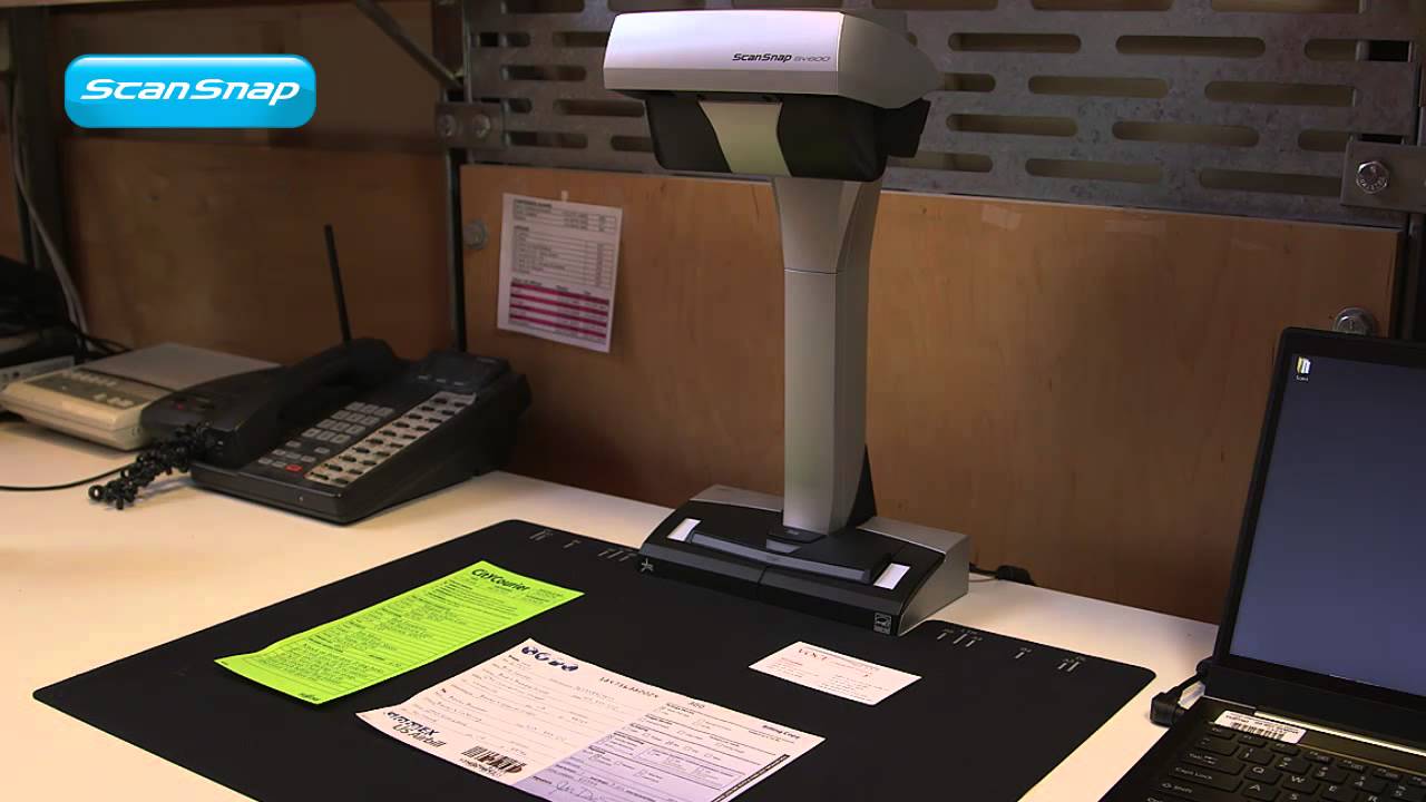 Fujitsu ScanSnap SV600 - YouTube