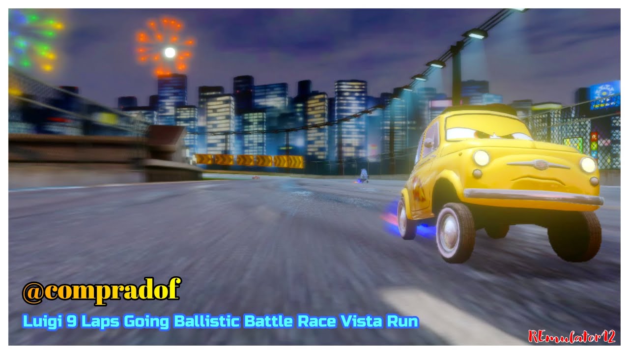 Cars 2 The Video Game | Luigi - Battle Race (Going Ballistic) | Vista ...