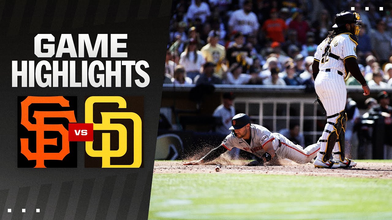 Giants vs. Padres Game Highlights (3/28/24) | MLB Highlights - YouTube