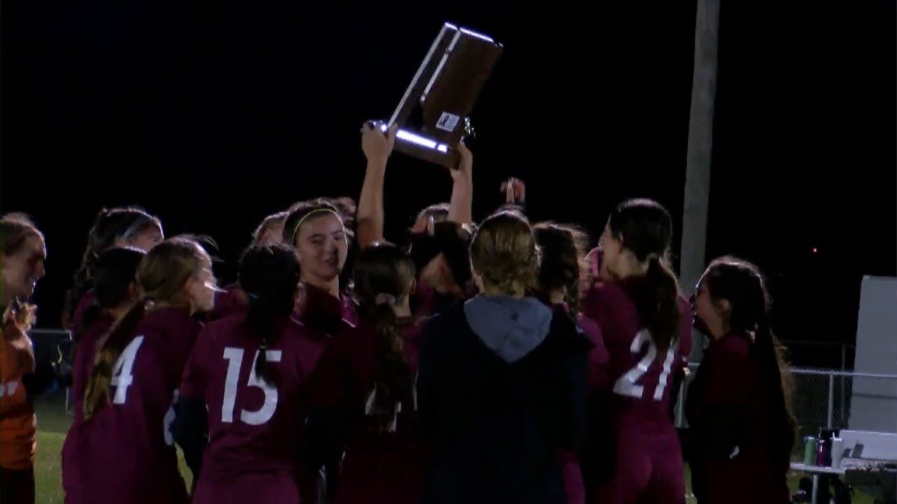 Faith Christian girls soccer wins sectional championship - YouTube