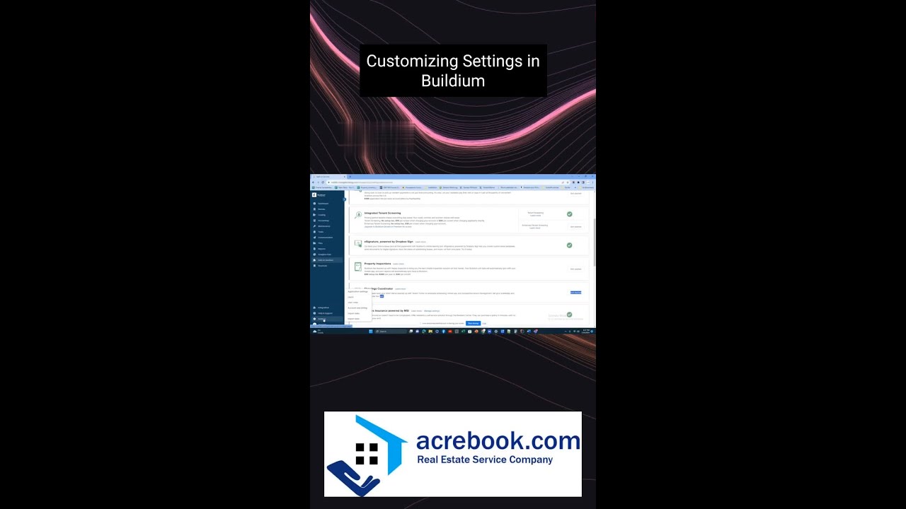 Customizing Settings in Buildium.mp4 - YouTube
