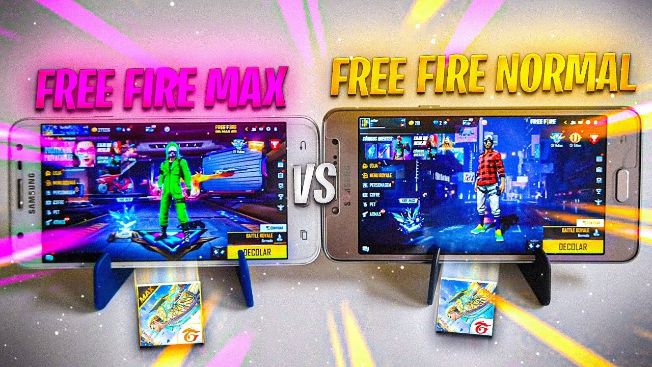 FREE FIRE MAX vs FREE FIRE NORMAL 🔥Qual e o Melhor ?😱 - YouTube