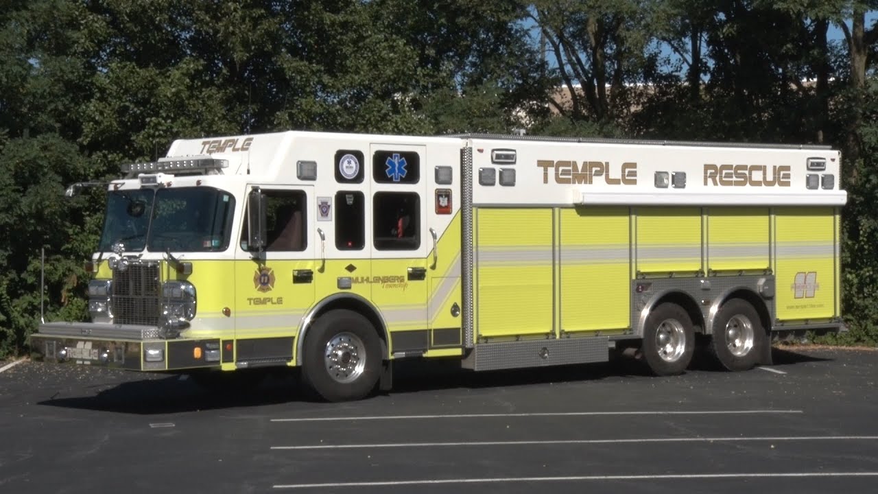 Rescue 66 & Engine 66-3 Muhlenberg Twp,PA Fire & Rescue - YouTube