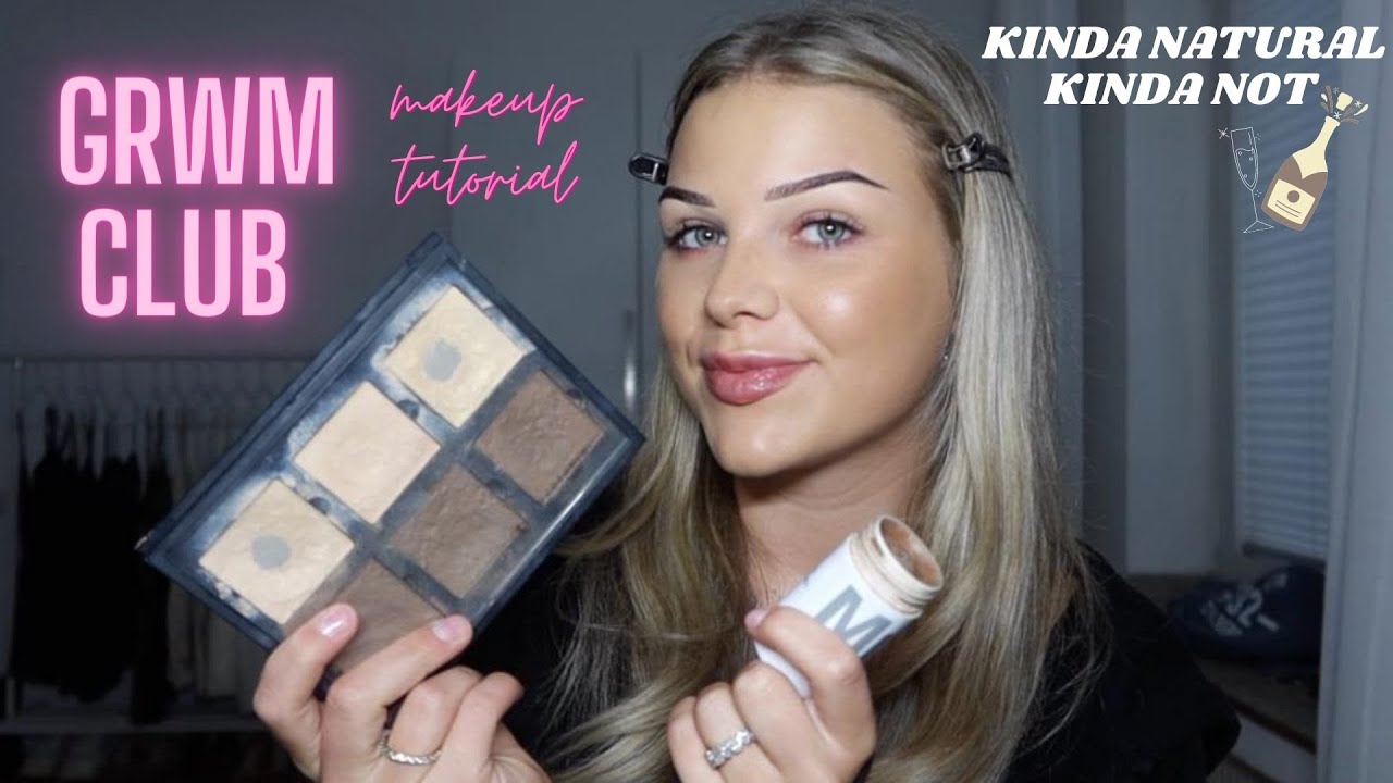 CLUBBING makeup tutorial (mit ,,natural" base) - YouTube