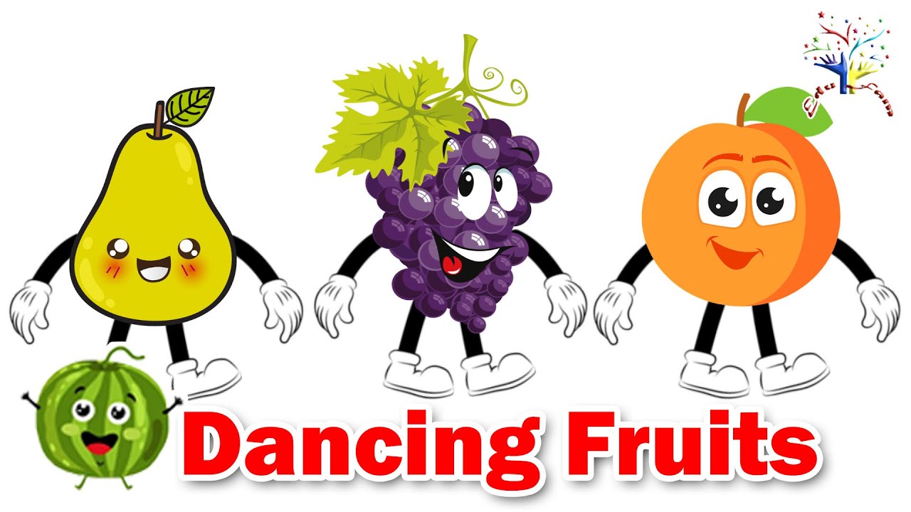 Fruit Nursery Rhyme for Kids |Pear, Grapes, and Peach Song | EduFam ...