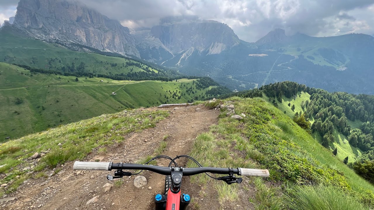 Dolomites, Italy (Canazei) MTB - Tutti Frutti Trail 4K - YouTube