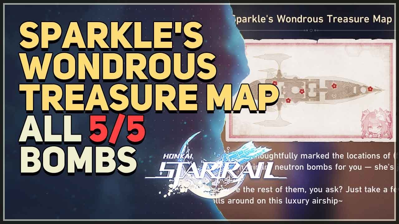 All Bombs Sparkle's Wondrous Treasure Map Honkai Star Rail - YouTube