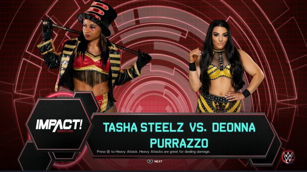 Impact Wrestling Deonna Purrazzo vs Tasha Steelz - YouTube