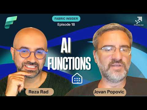 AI Functions in Fabric Data Warehouse | Fabric Insider Ep. 18 | Jovan Popovic