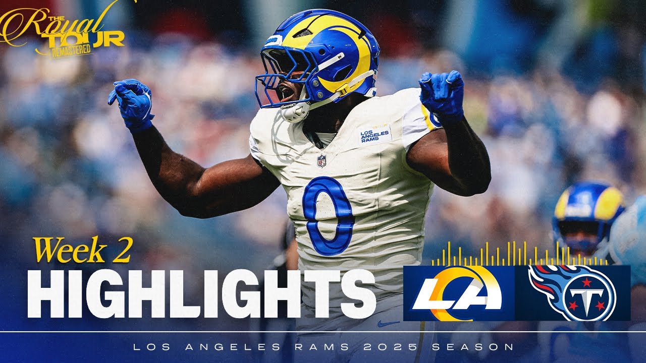Rams Top Plays vs. Titans: Davante Adams' First Rams TD, Byron Young's ...