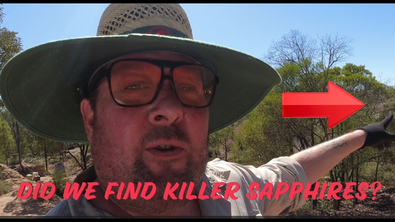 Finding killer sapphires in Glenalva and Rubyvale QLD Part 1 - YouTube