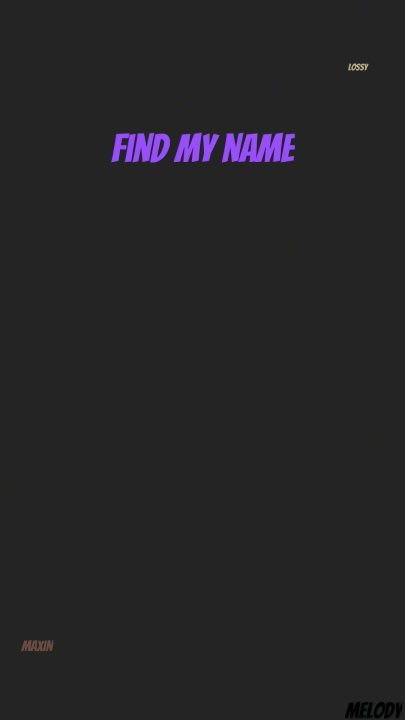 Find my name - YouTube