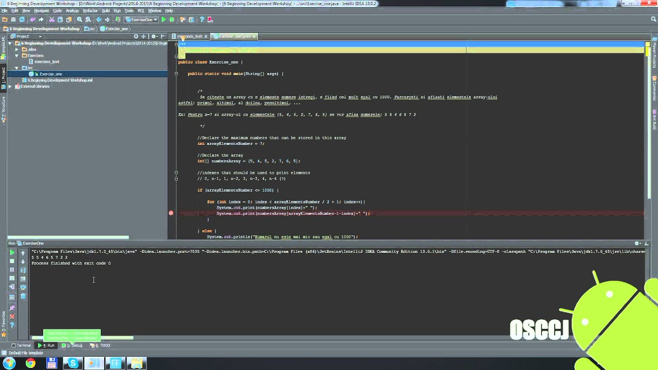 [RO] Arrays lesson - YouTube