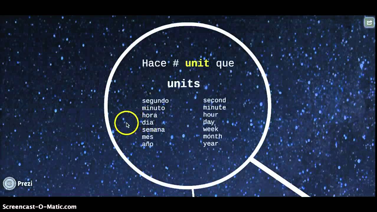 ¿Cuánto tiempo hace que...? - YouTube