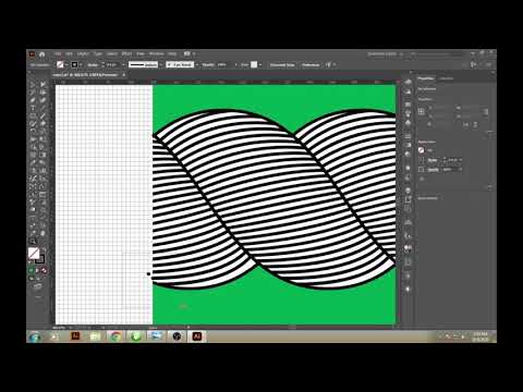 How to created rope pattern brush adobe illustrator - YouTube