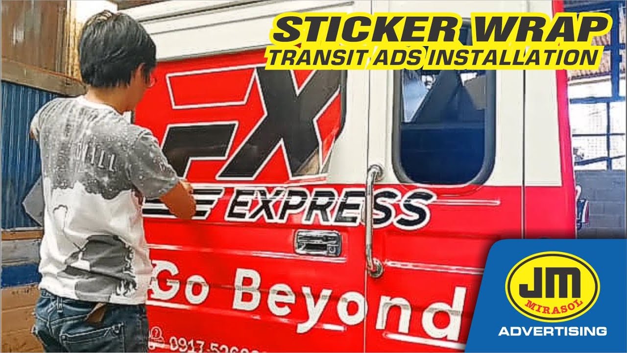 Truck Sticker wrap/Transit ads FXD express | Isuzu NHR - YouTube
