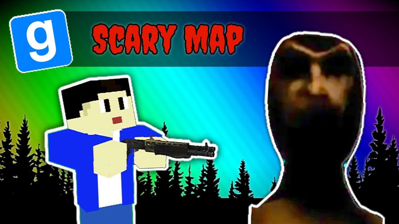Gmod Scary Map | Spider-looking Monster In Aurora Forest! - YouTube