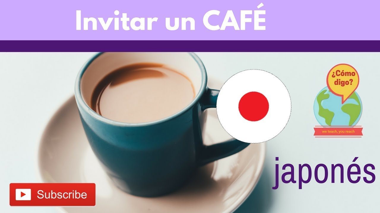 Invitar un café en JAPONÉS + forma mashou - YouTube