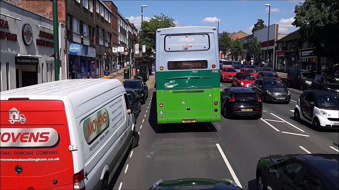 Full Route Visual of NCT Lime line 58 to Arnold (Killisick) via ...