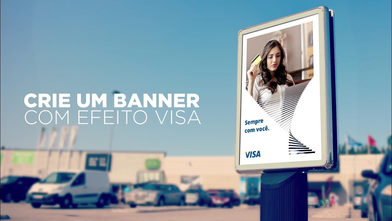 Banner com efeito Visa no CorelDRAW - YouTube