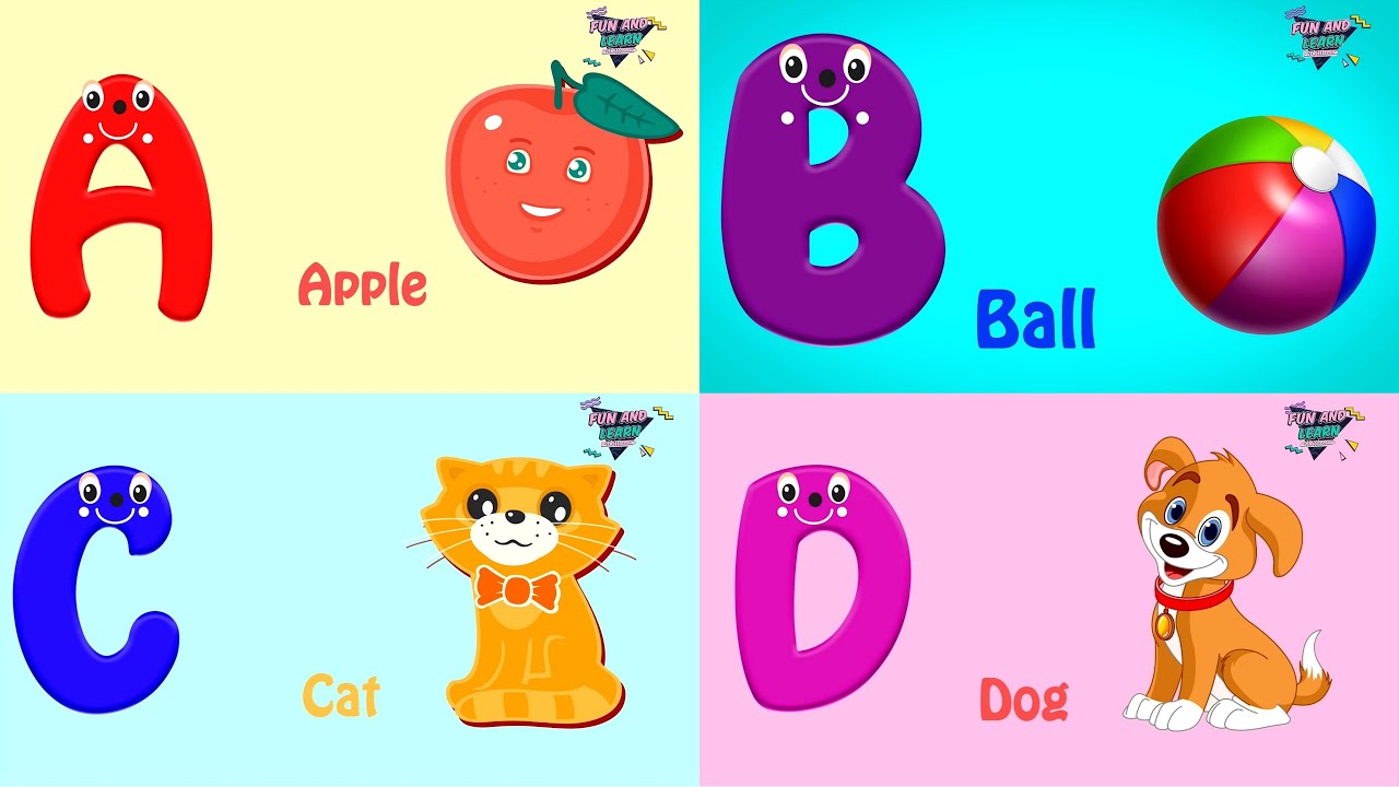 Alphabets and objects | Learn ABC | Learn English Vocabulary | A for ...