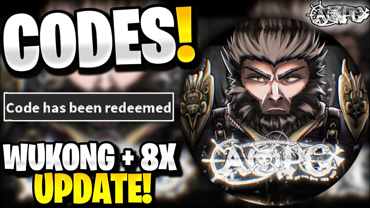 🔥*NEW* ALL WORKING WUKONG UPDATE CODES FOR AOPG! ROBLOX A ONE PIECE ...