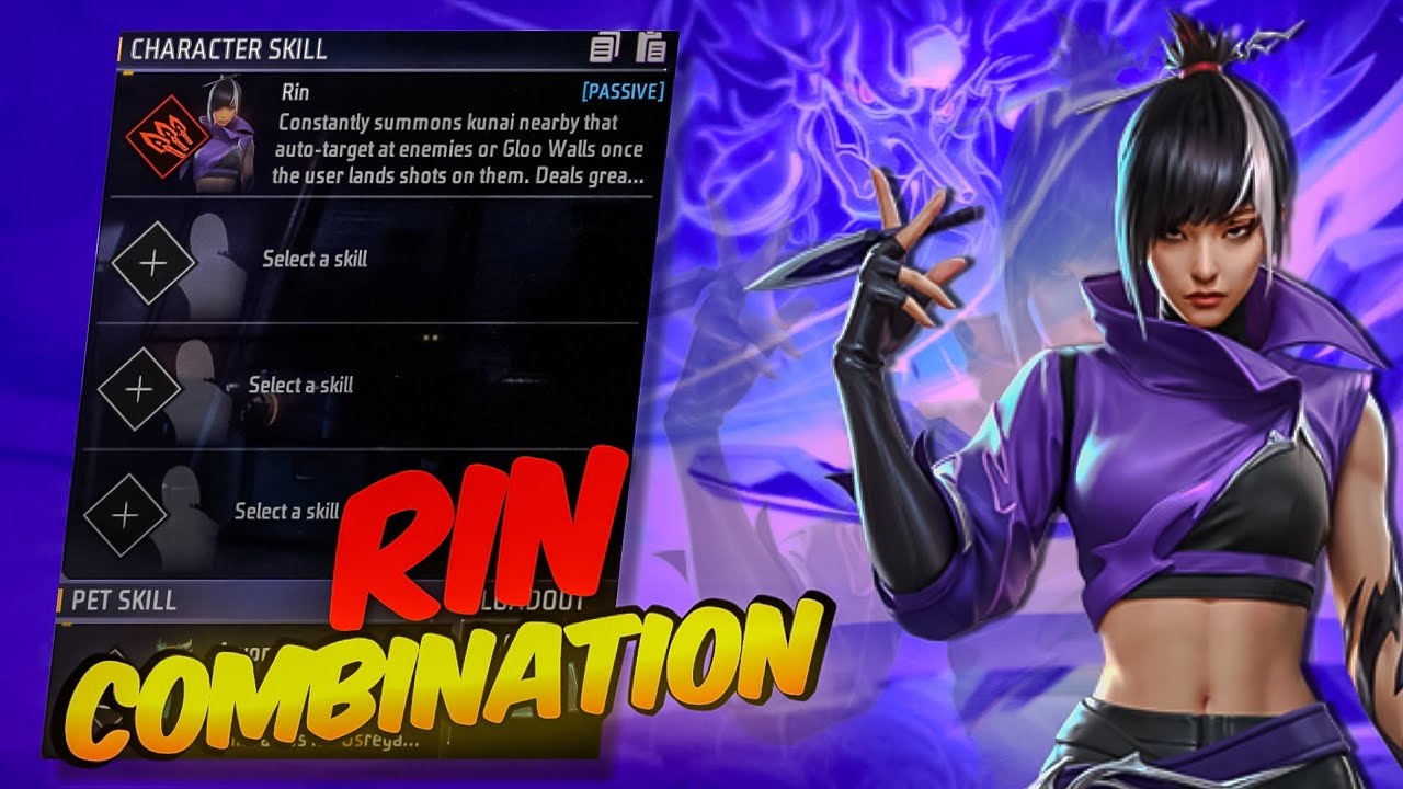 Best Rin Character Combination in Free Fire // Rin Usefull or Useless ...