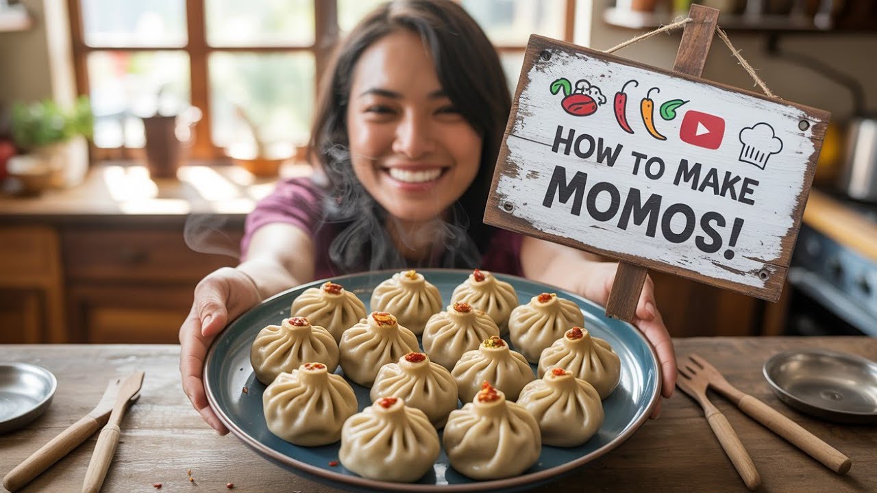 VEG MOMOS RECIPE l सबसे बेस्ट मोमो l NAMO FOOD HUB - YouTube