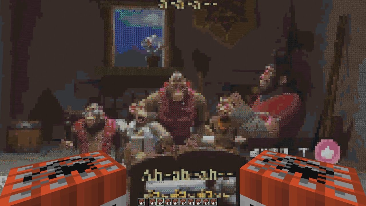 "Chinese Monkeys Singing" Preview TNT Building in Minecraft - YouTube