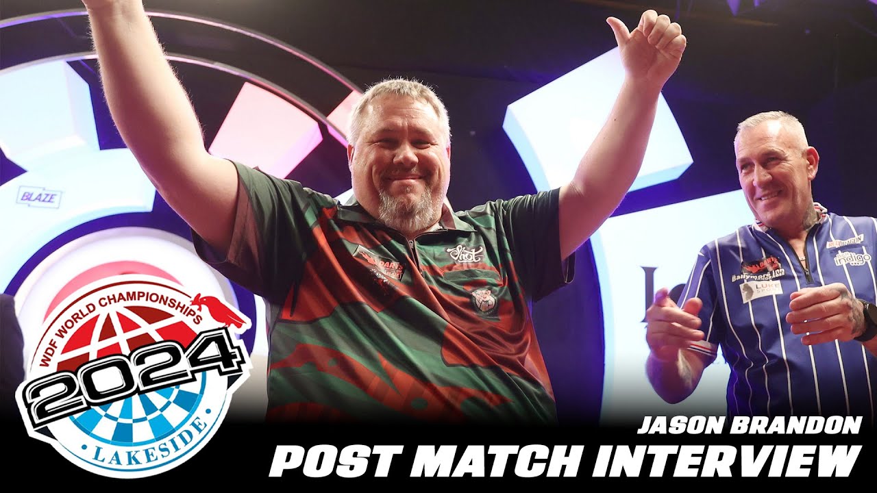 Jason Brandon vs Neil Duff | Post match interview #Lakeside2024 - YouTube