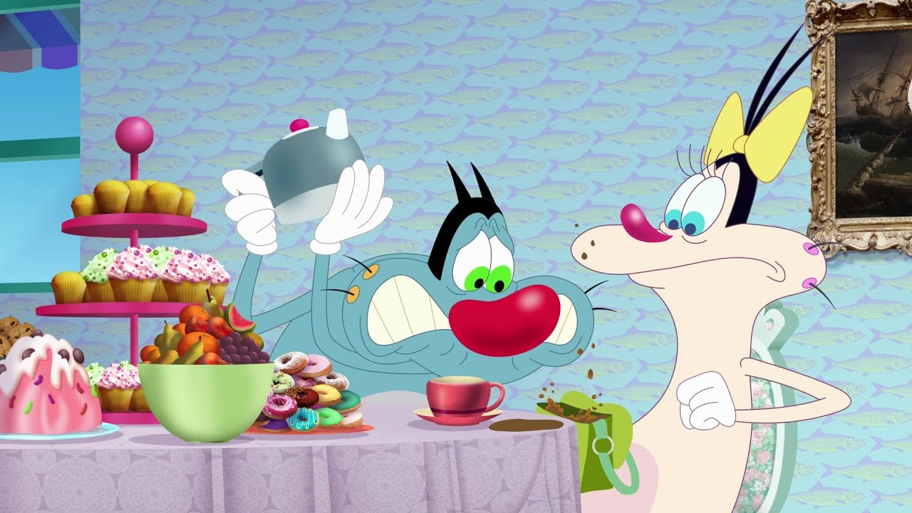Oggy and the Cockroaches - The disaster date (SEASON 7) BEST CARTOON ...