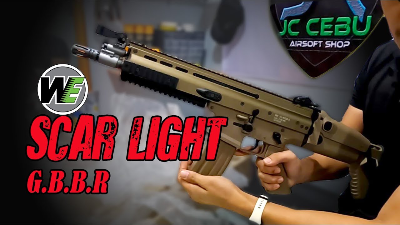 WE SCAR L- GBBR Airsoft Riffle - YouTube