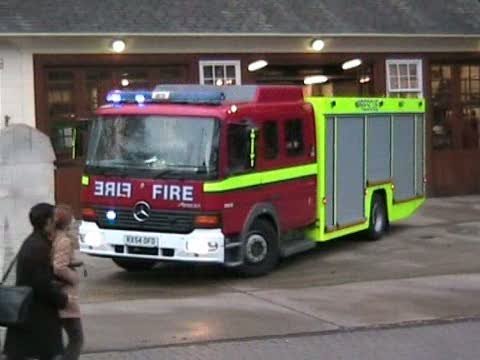 Fire Rescue Unit LFB Euston fire station - YouTube