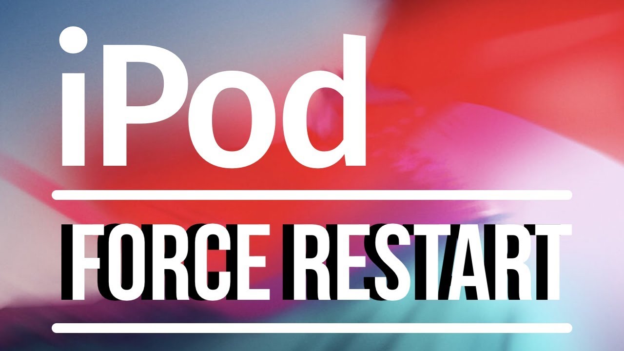 How to Force Restart iPod Touch 📱 - YouTube
