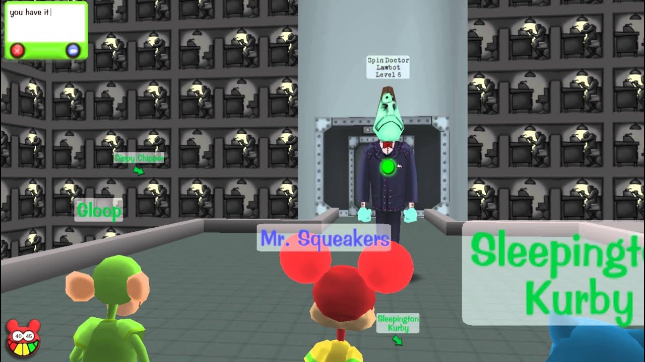 Toontown Rewritten Beta: Part 17: Cog Building with Gloop - YouTube