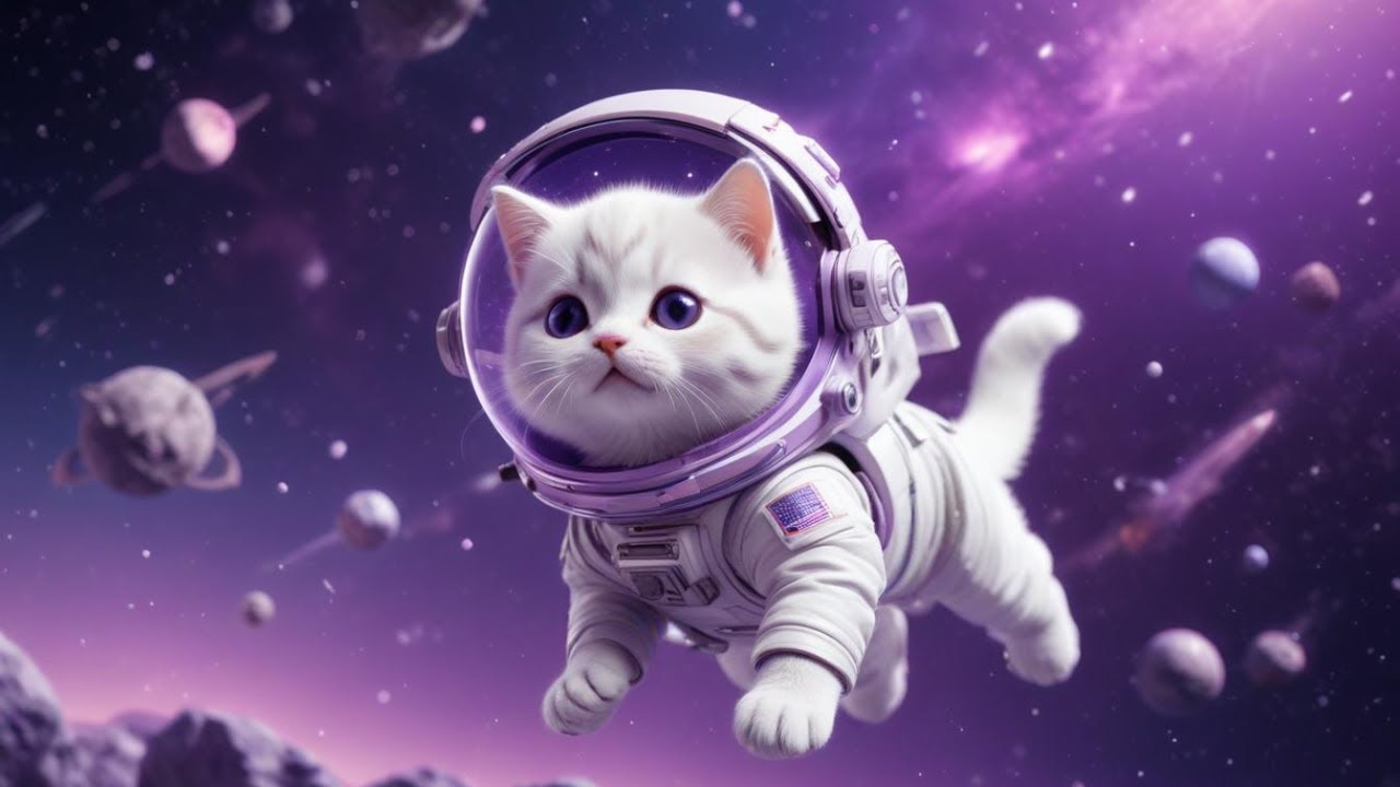 🔥 Cute Astrocat | Electro House | Cute Cat @lerenisleuk01 - YouTube