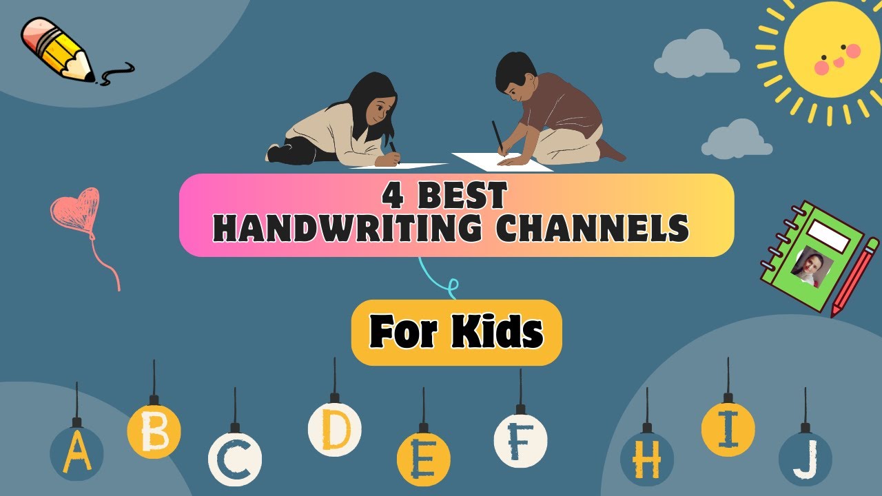 4 Best Handwriting 📝Improvement Channel for Kids|बच्चों की लिखावट ...