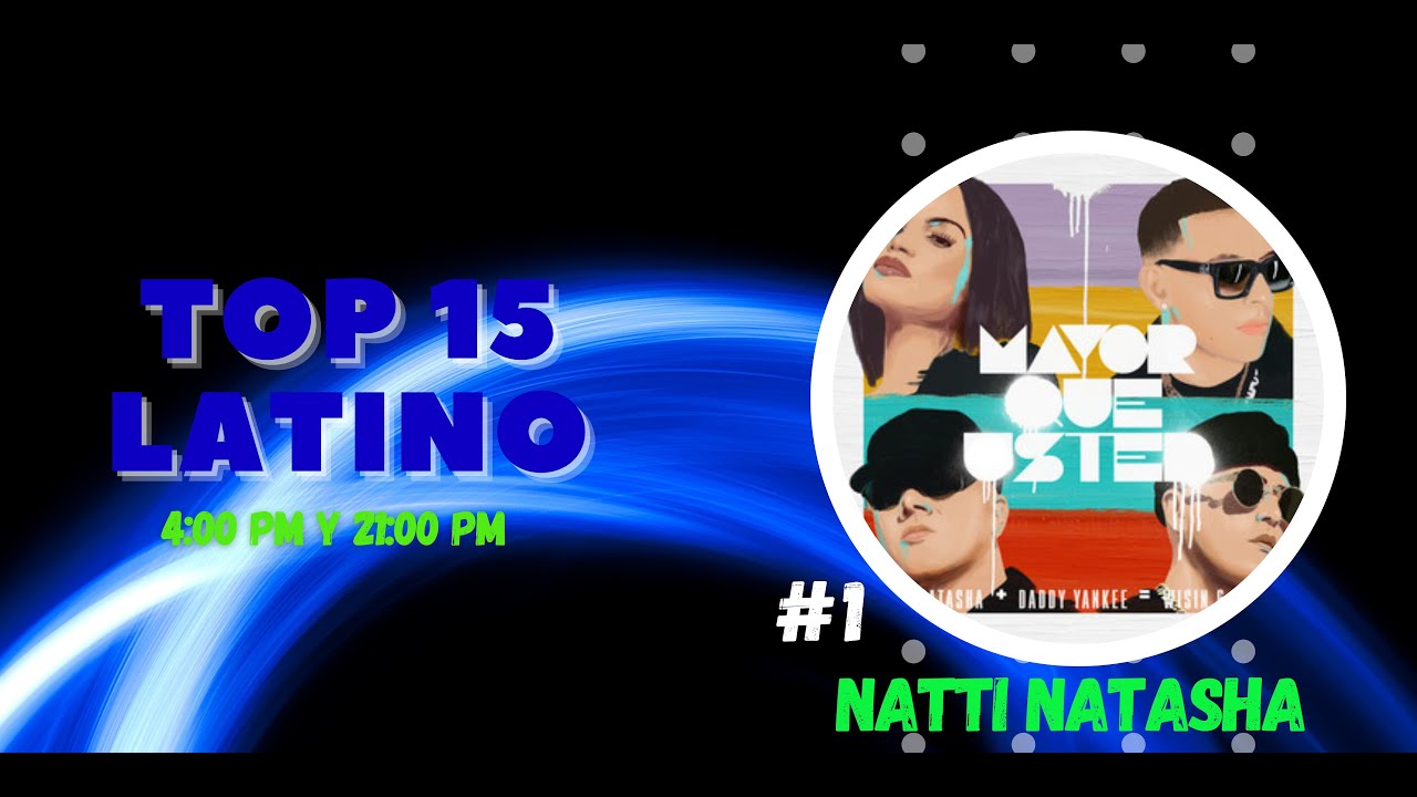 Top 15 Latino MX de la semana 34 (Canciones nuevas de RADIO HIT 21 ...
