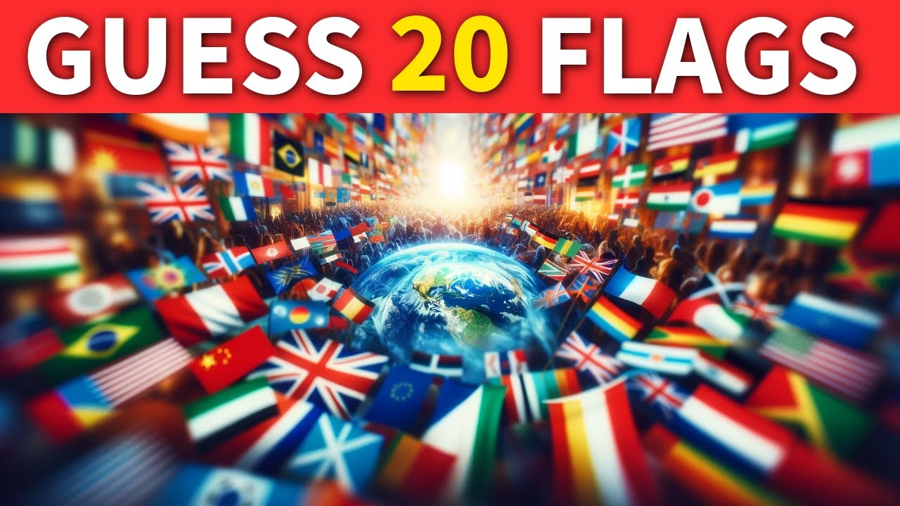 Guess 20 FLAGS Challenge: World's TOUGHEST Flag QUIZ! - YouTube