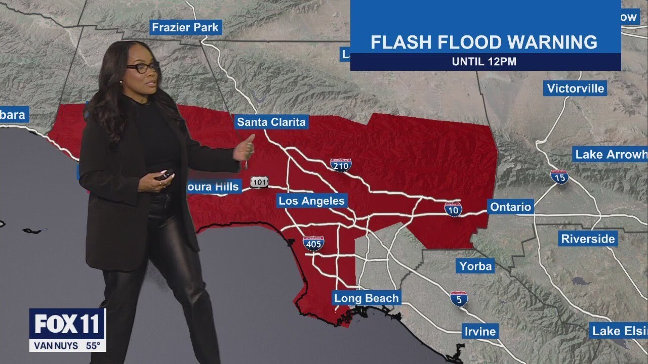 LA Rain: Flash Flood warning in effect | FOX 11 LA - YouTube