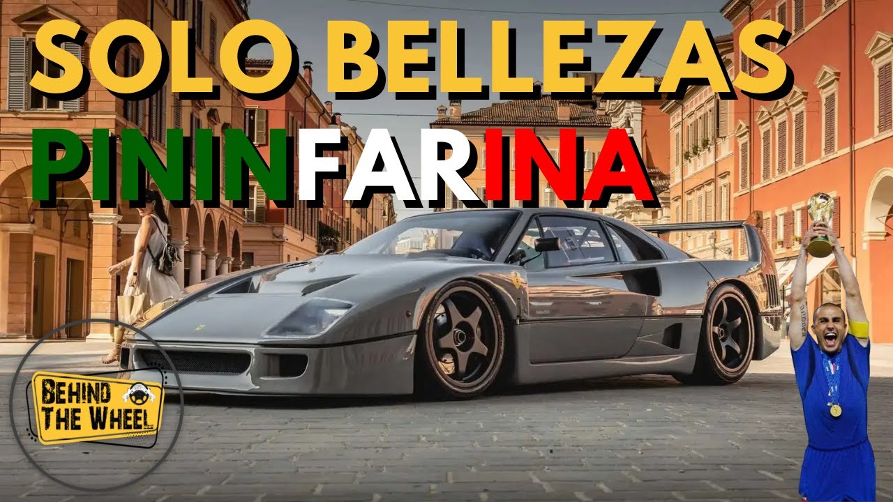 12 CREACIONES Mas ICONICAS DE PININFARINA | Behind The Wheel - YouTube